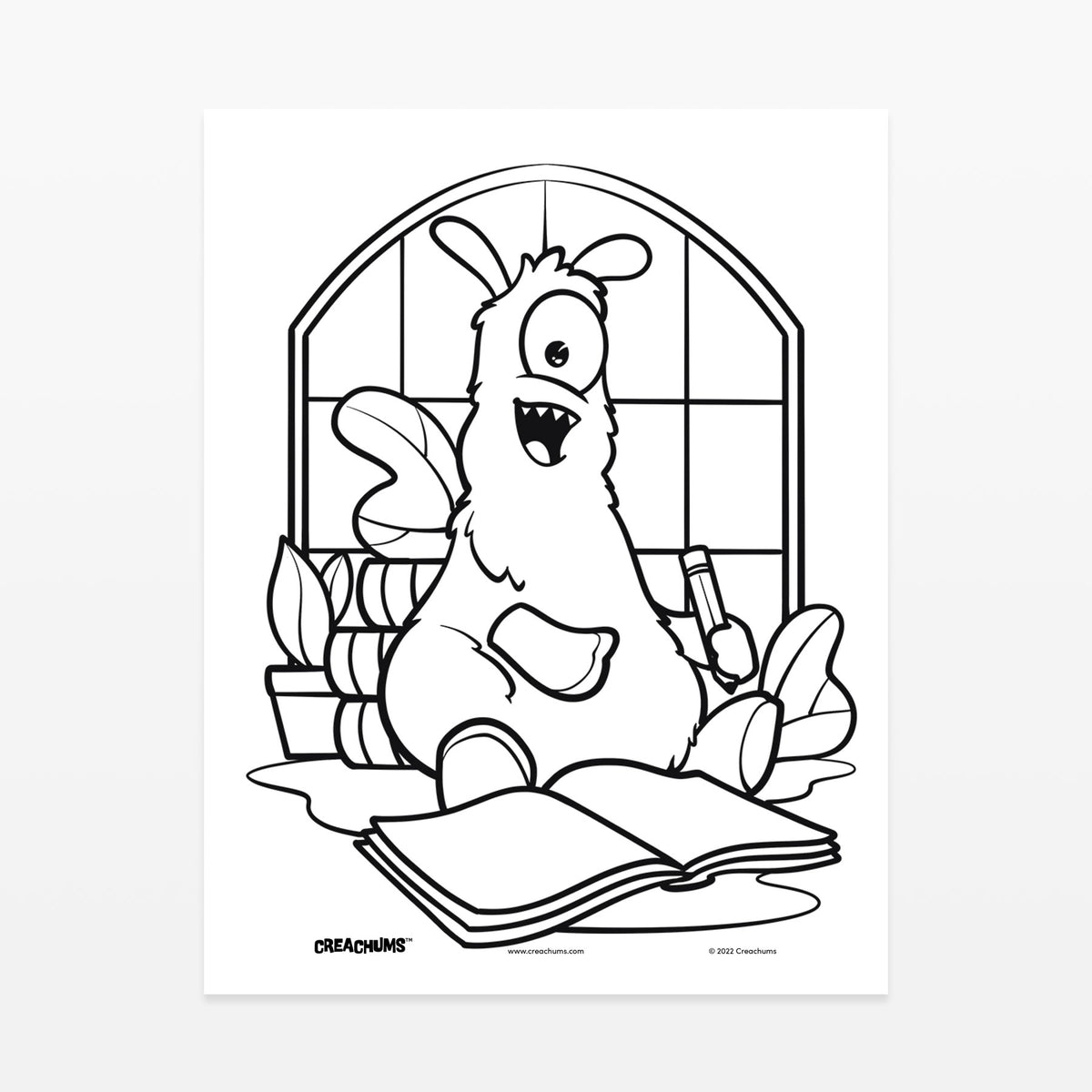 Free Lenny Coloring Page | Creachums Fun for Kids & Adults